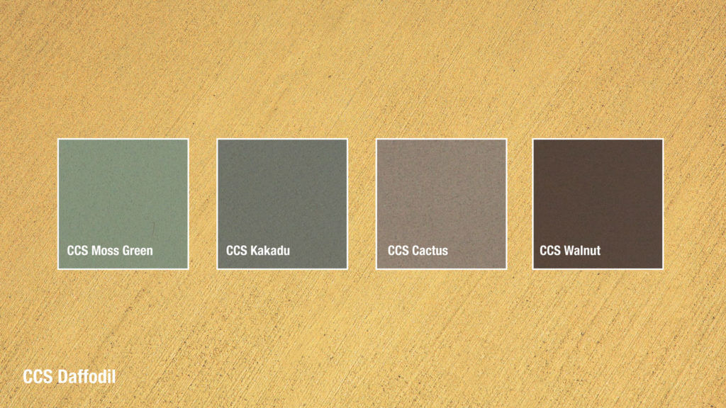 Coloured concrete | Pantone colours of the year | Concrete Colour Systems